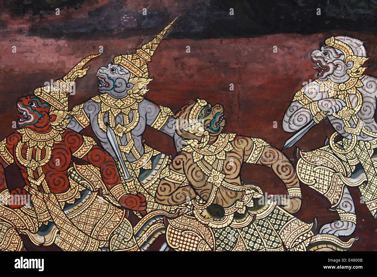 Grand Palace of the King of Thailand, Rama IX, Bangkok, Thailand Stock ...
