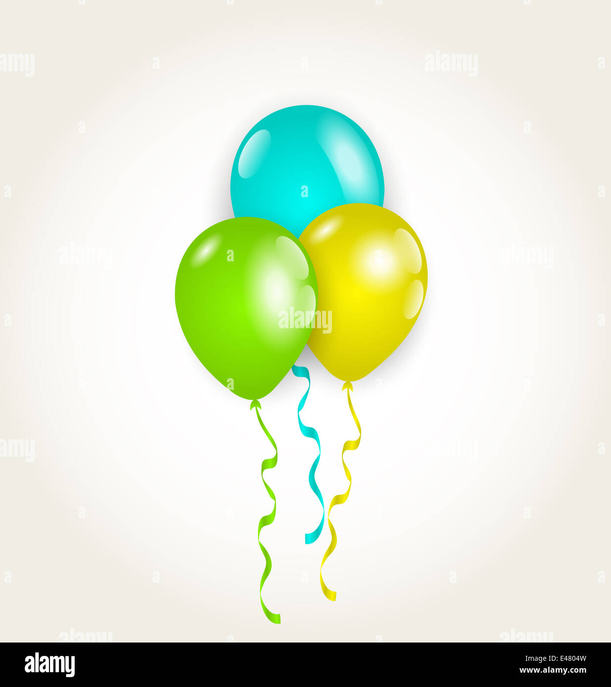Illustration bunch party balloons for your birthday - vector Stock ...