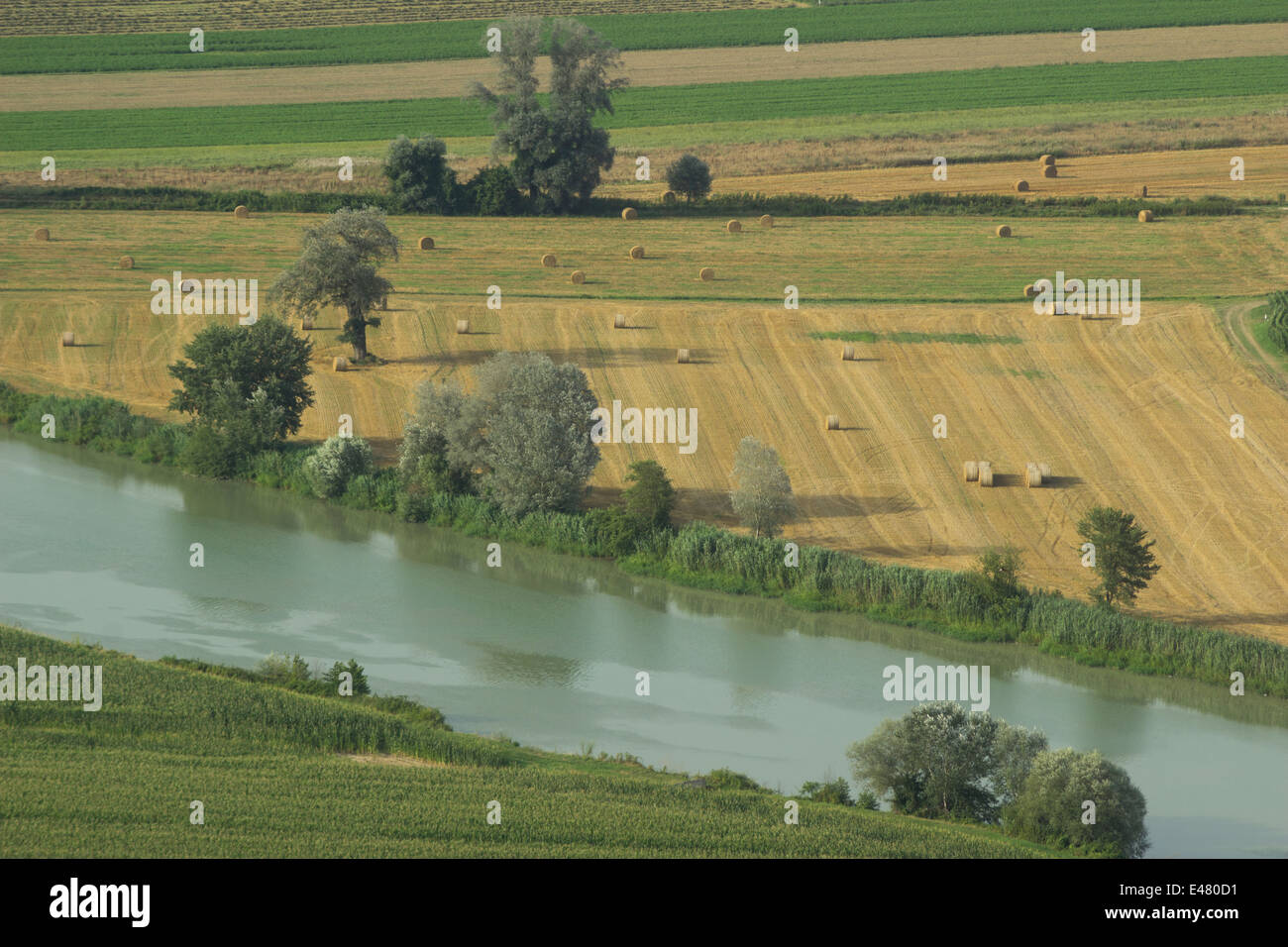 Tiber valley landscape Stock Photo - Alamy