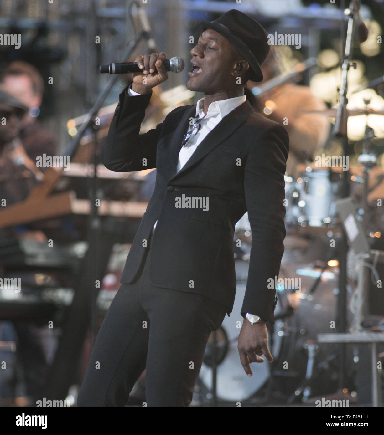 Philadelphia, Pennsylvania, USA. 4th July, 2014. R&B singer, ALOE BLACC ...