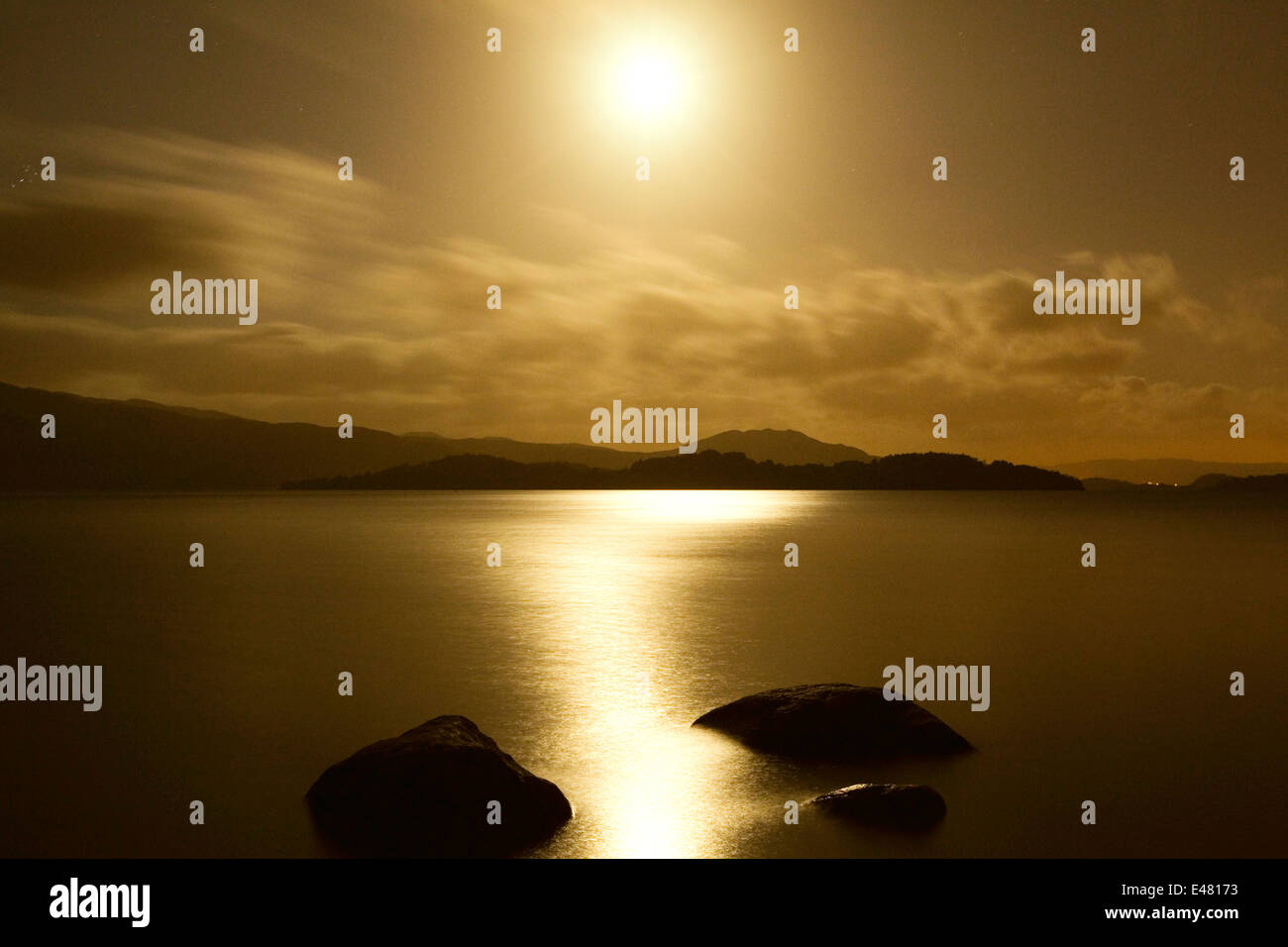 Reflecting moonlight hi-res stock photography and images - Alamy
