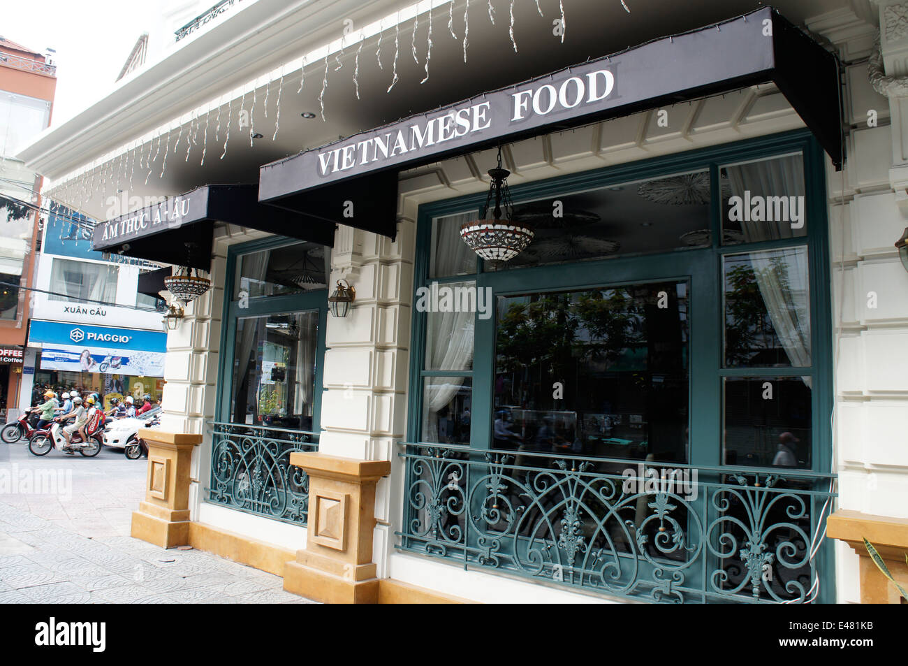 Vietnamese food restaurant in Ho Chi Minh city, Vietnam Stock Photo - Alamy