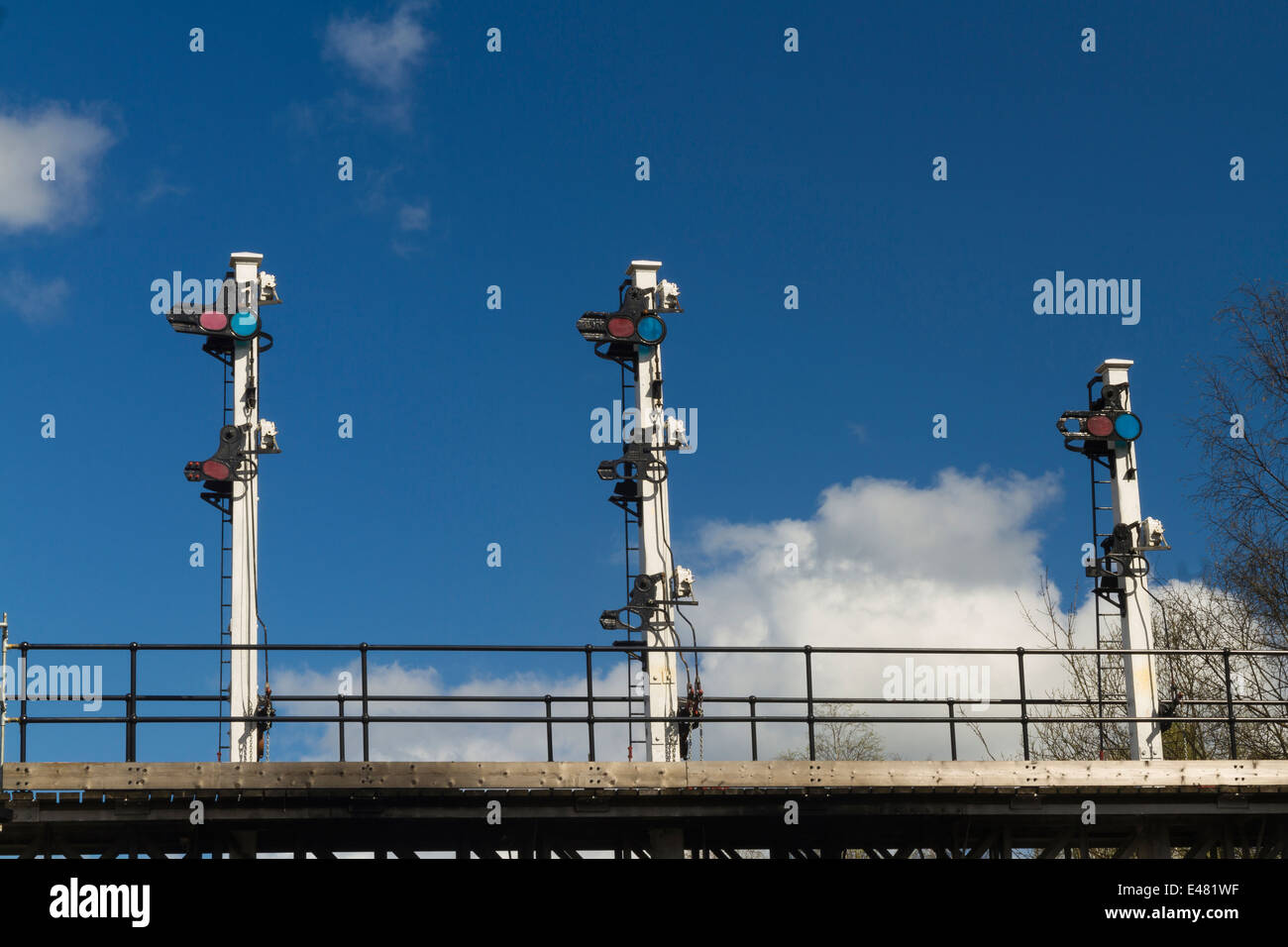 Shunting signal hi-res stock photography and images - Alamy
