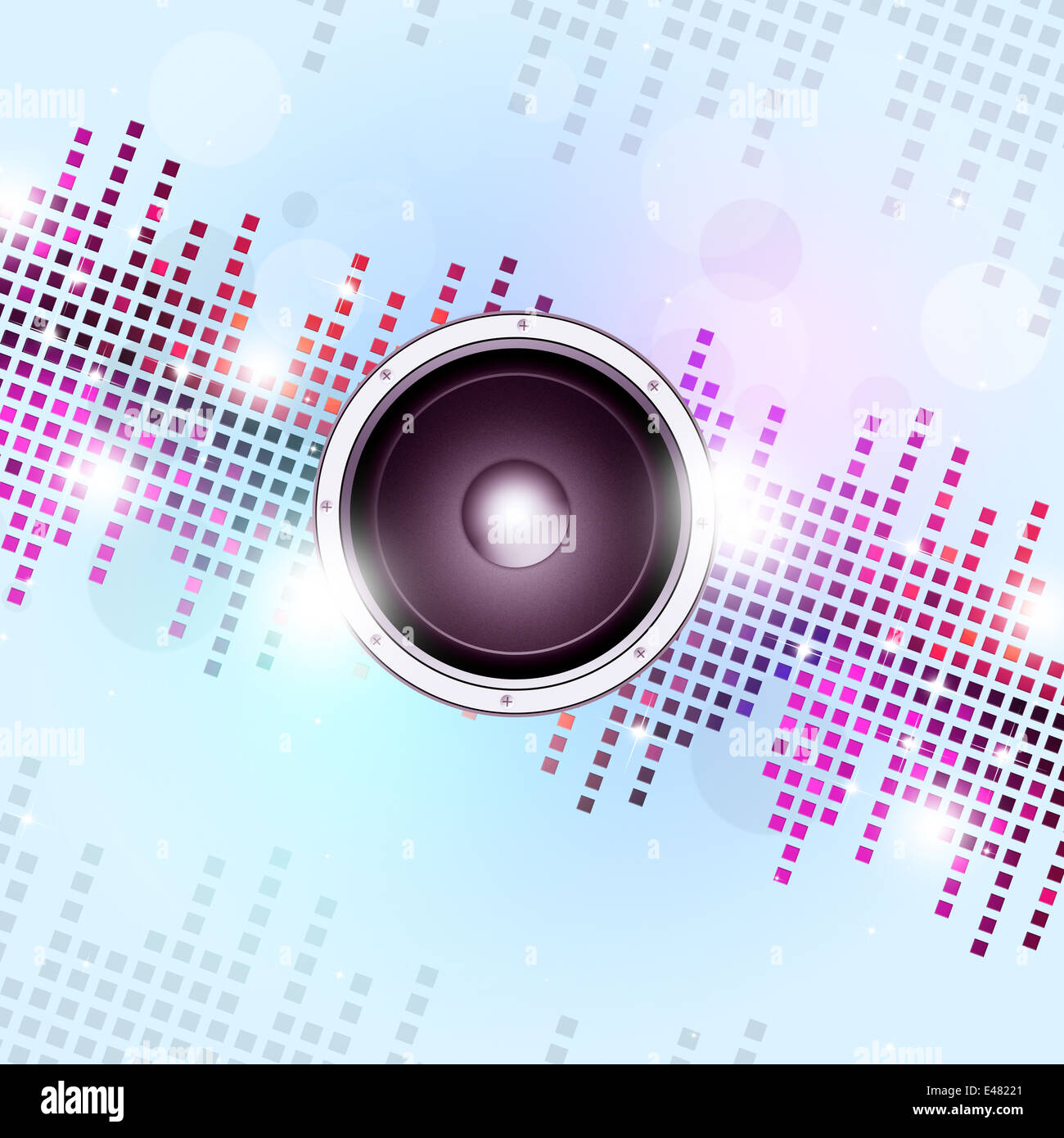 multicolor music equalizer background for active parties Stock Photo ...