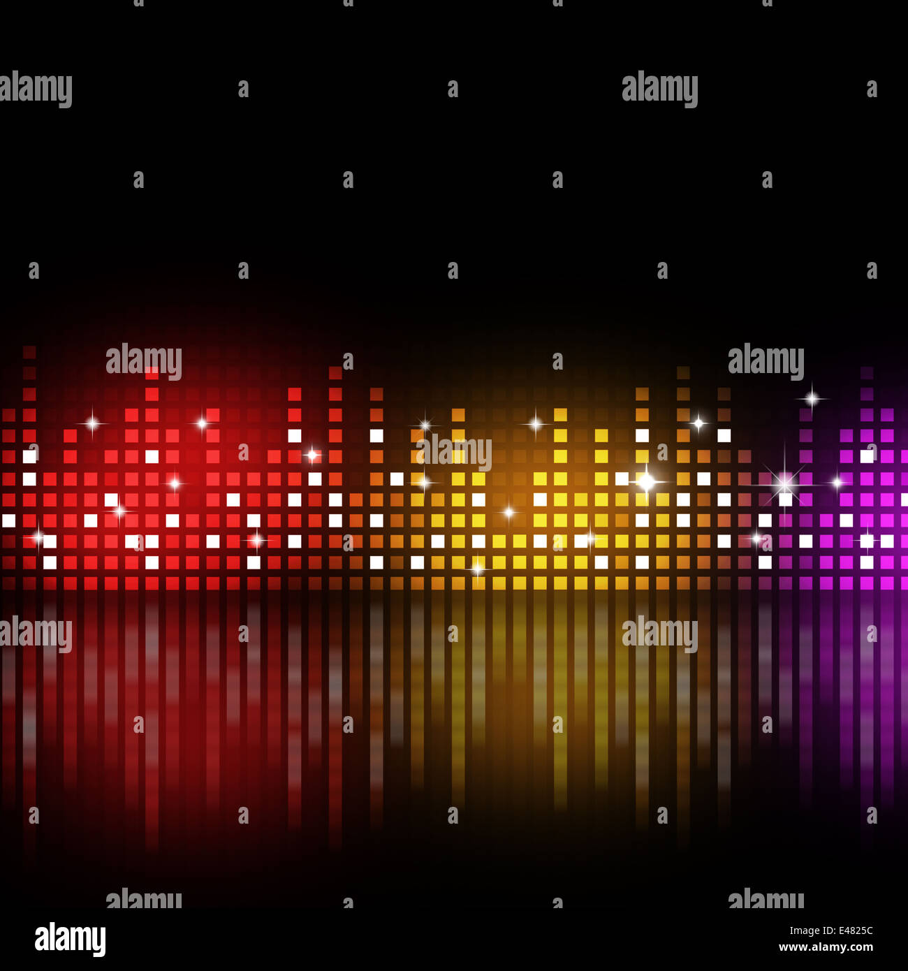 multicolor music equalizer background for active parties Stock Photo ...