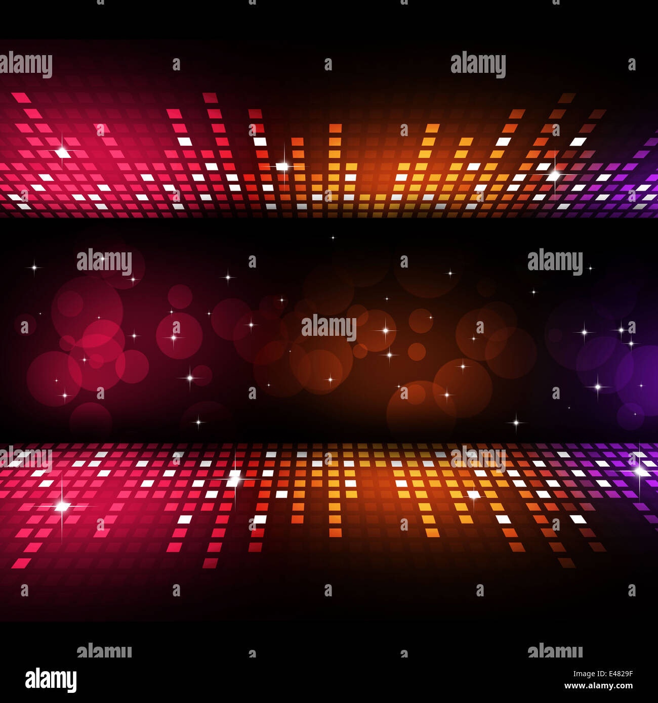 multicolor music equalizer background for active parties Stock Photo ...