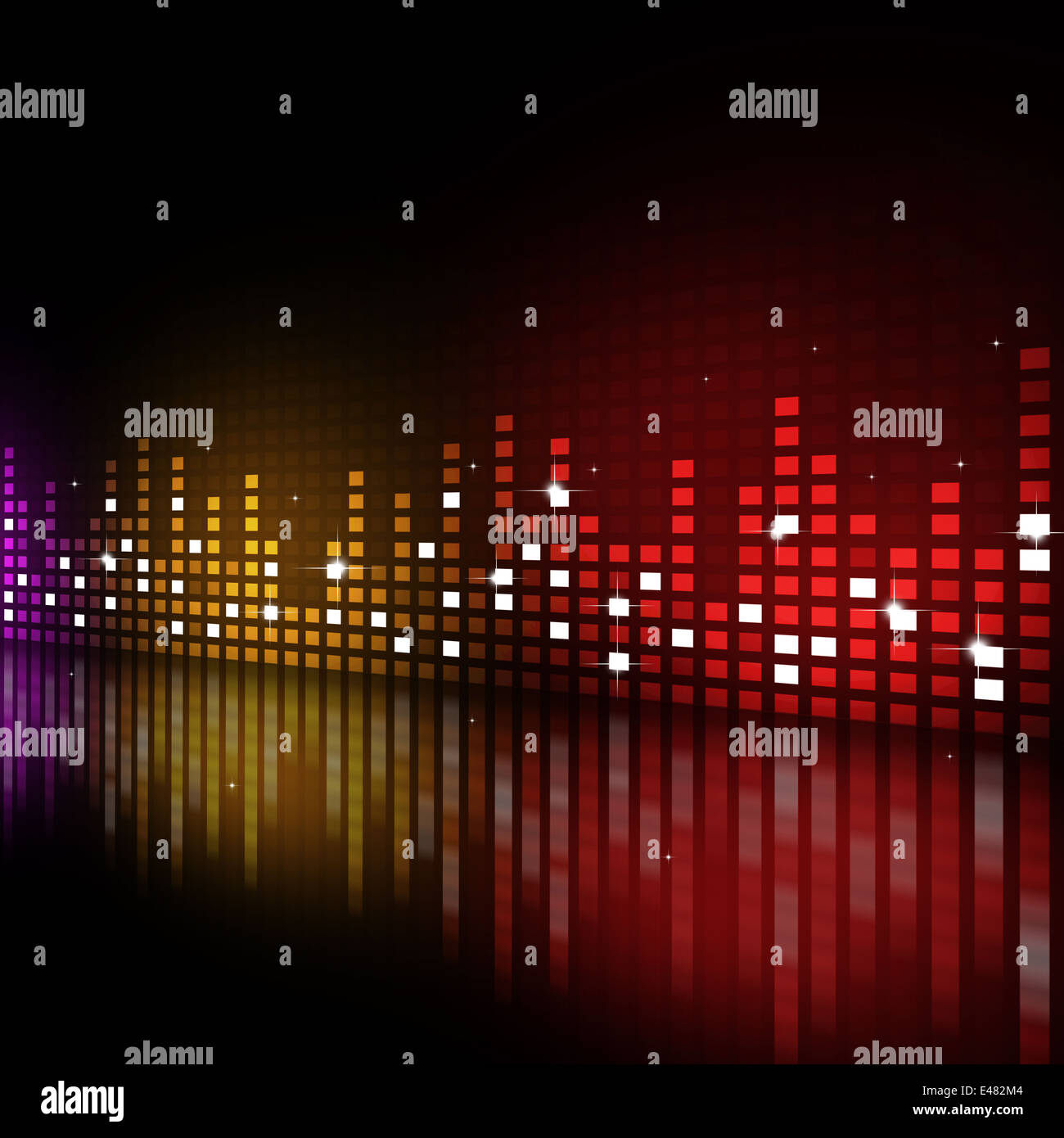 multicolor music equalizer background for active parties Stock Photo ...