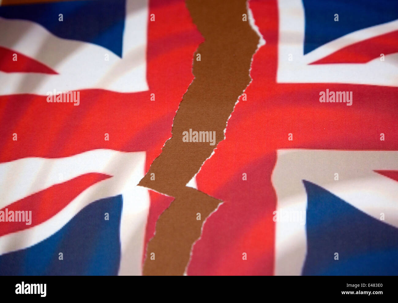 Torn union jack flag hi-res stock photography and images - Alamy