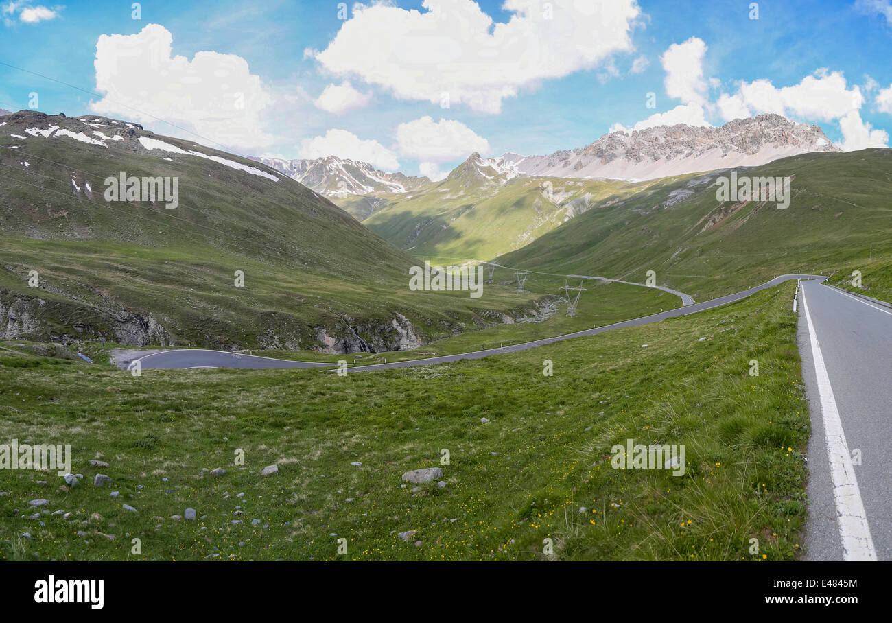 Alpine route scenery hi-res stock photography and images - Alamy
