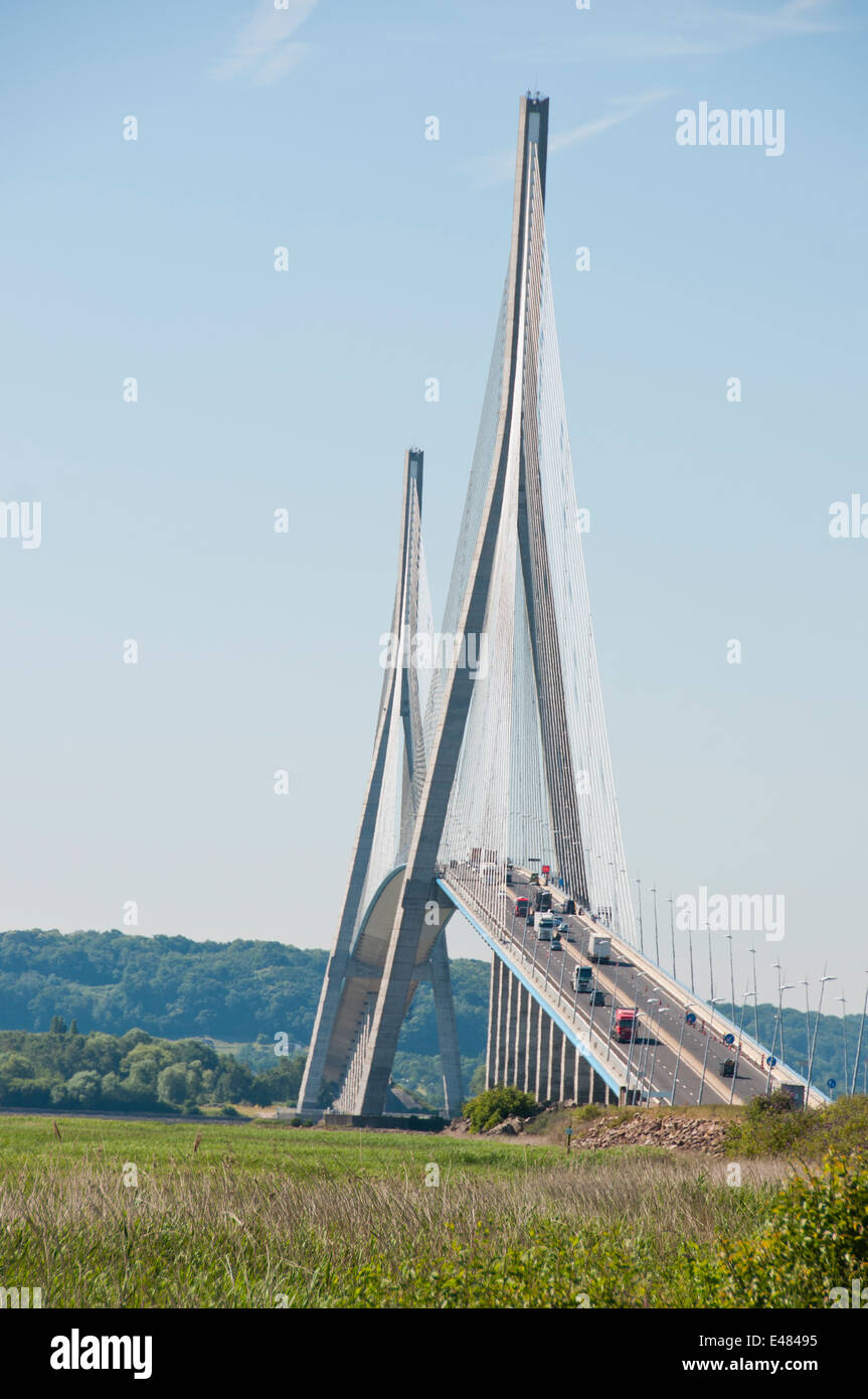 Pont de Normandie, Le Havre, Normandy, France Stock Photo - Alamy