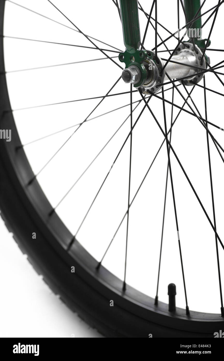Color detail of the wheel of a bicycle, with spokes Stock Photo - Alamy