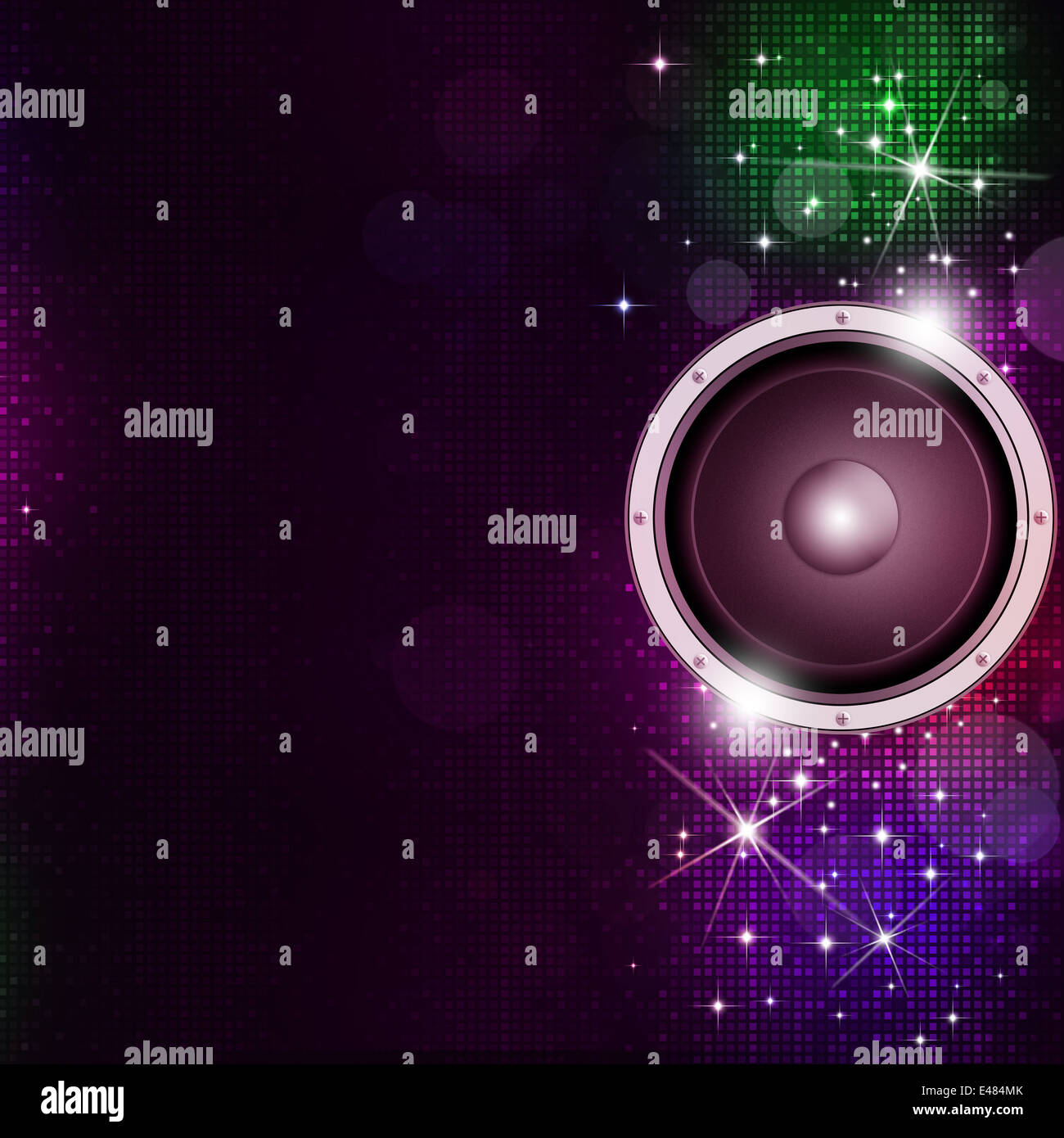 abstract sound speaker multicolor music background for active events ...