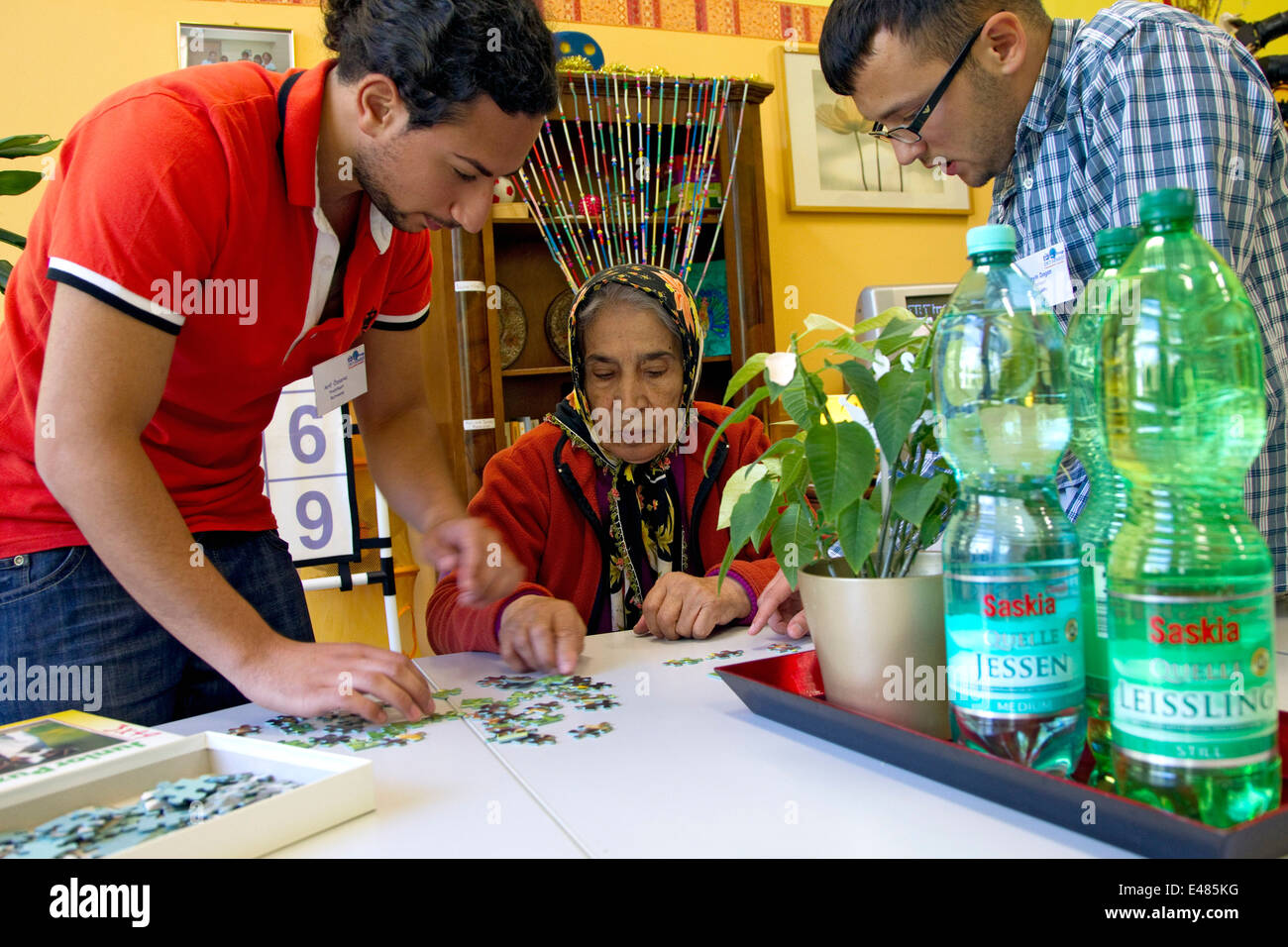 Culture-specific geriatric day care Stock Photo - Alamy