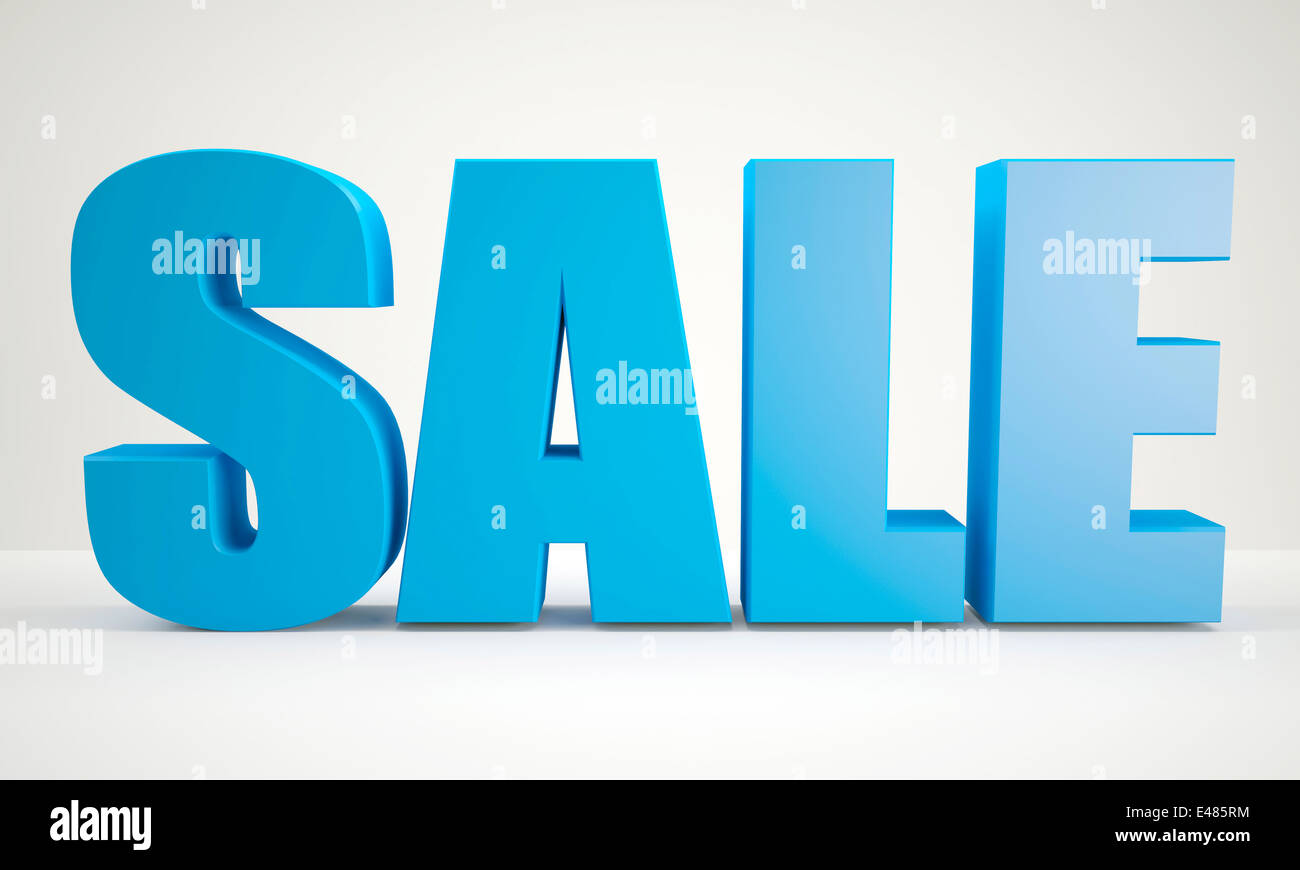 blue Sale sign Stock Photo - Alamy