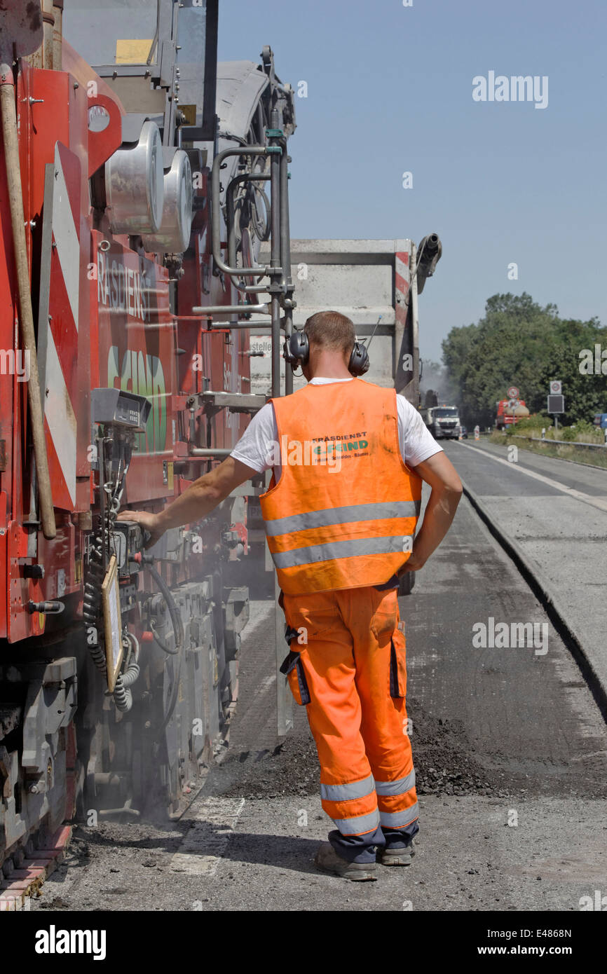 Highway construction site Stock Photo - Alamy