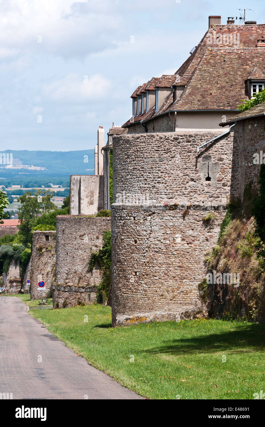 Roman Wall, Autun, Burgundy, France Stock Photo - Alamy