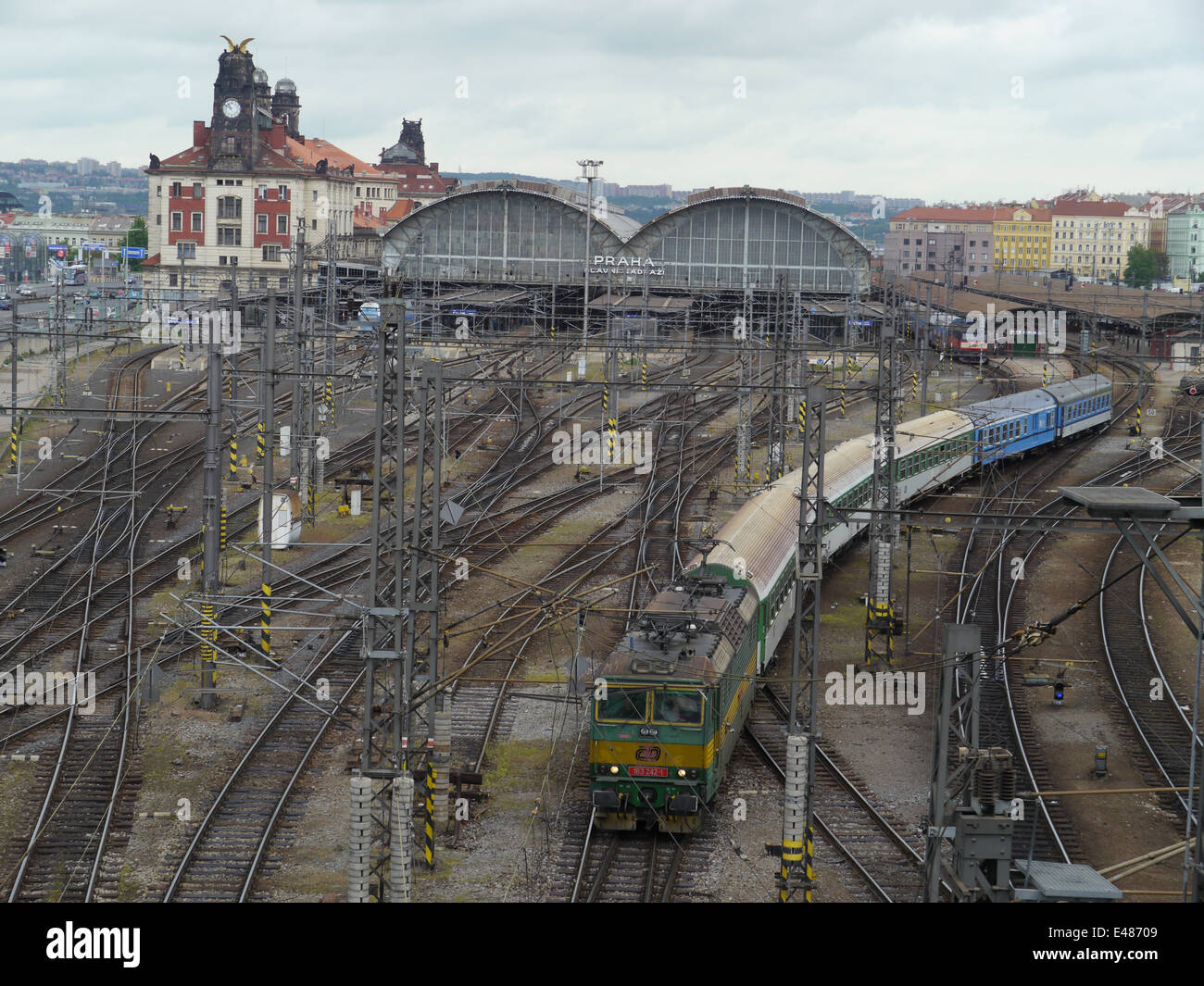 CZECH REPUBLIC - Prague Main train station. photo by Sean Sprague Stock ...