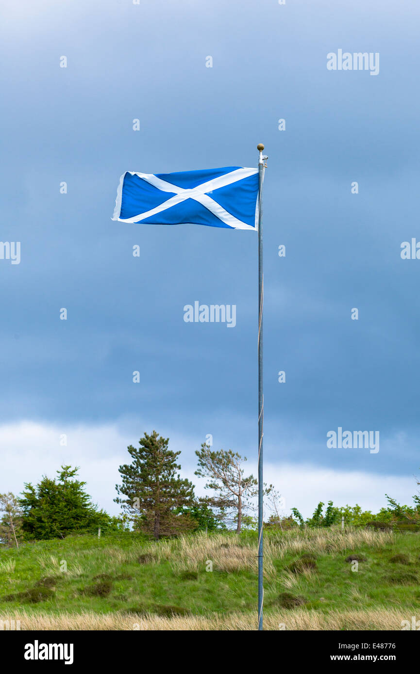 Scottish Saltire Flying High Resolution Stock Photography and Images ...