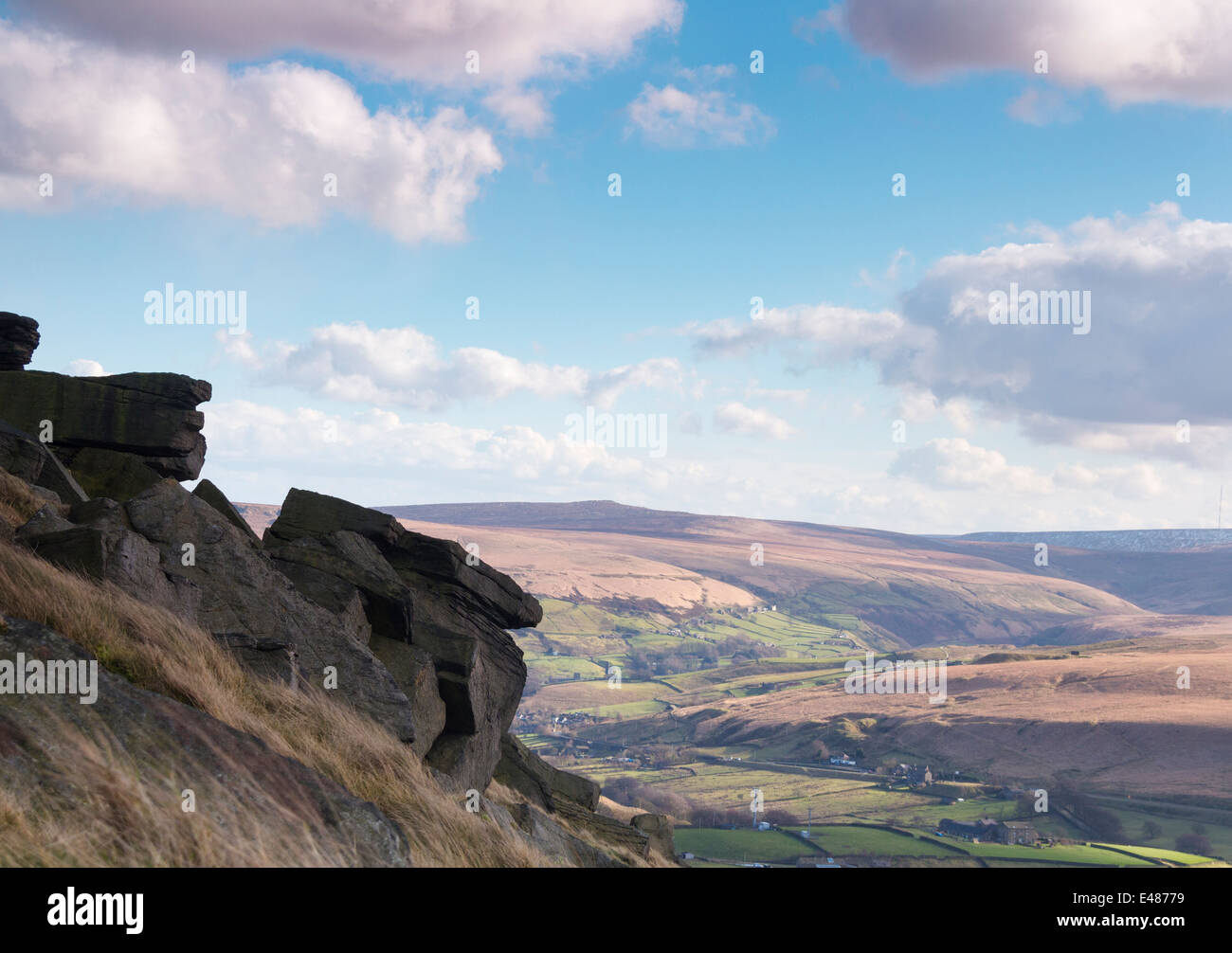 Buckstone edge calderdale west yorkshire Stock Photo - Alamy