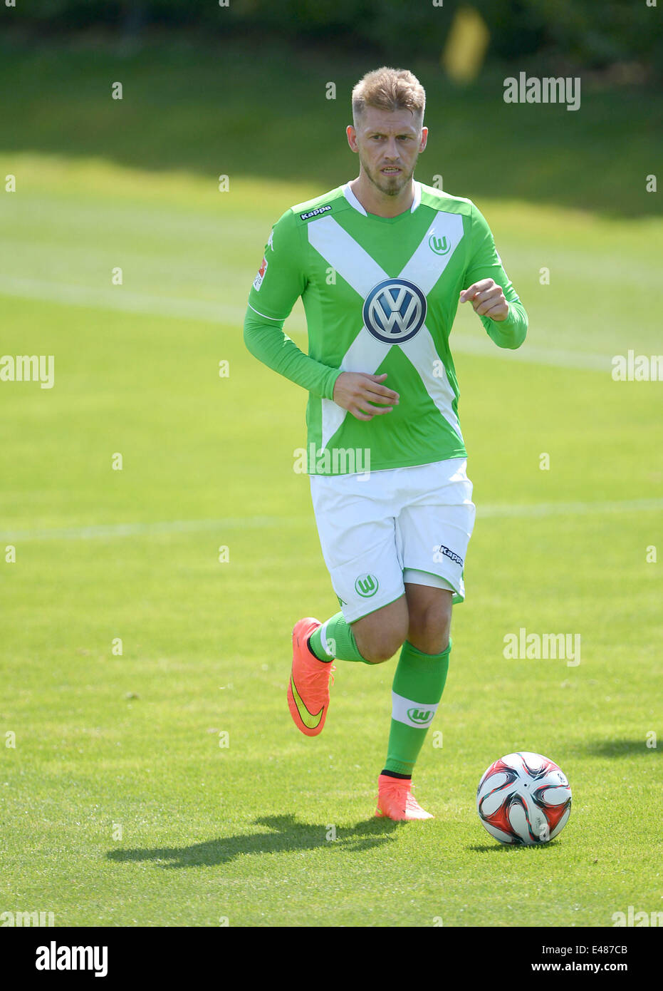 New player Aaron Hunt during the practise session that kick-offs the ...