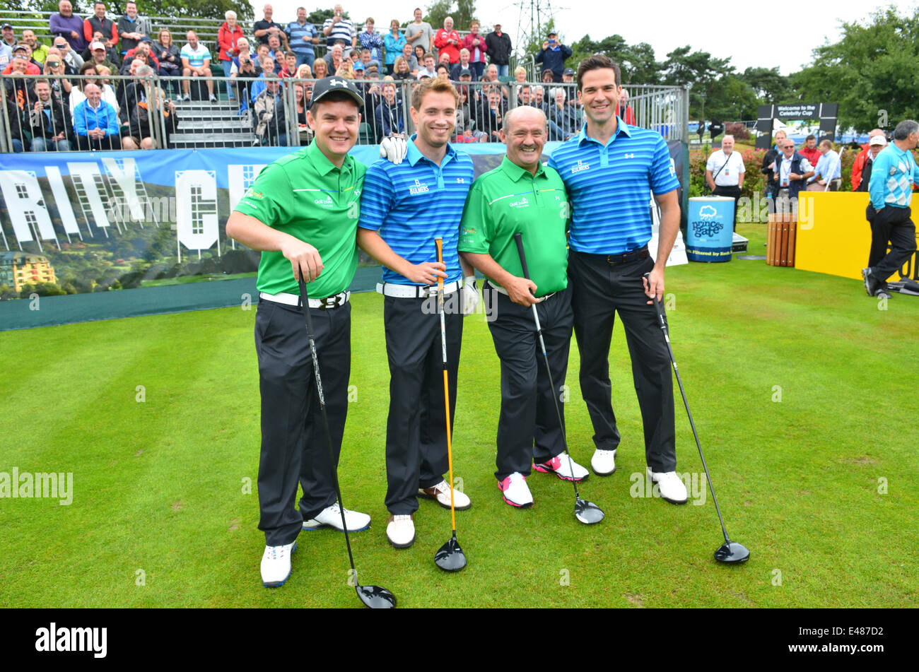 Newport, Wales. July 5th 2014. Golf. The Celebrity Cup.Celtic Manor ...
