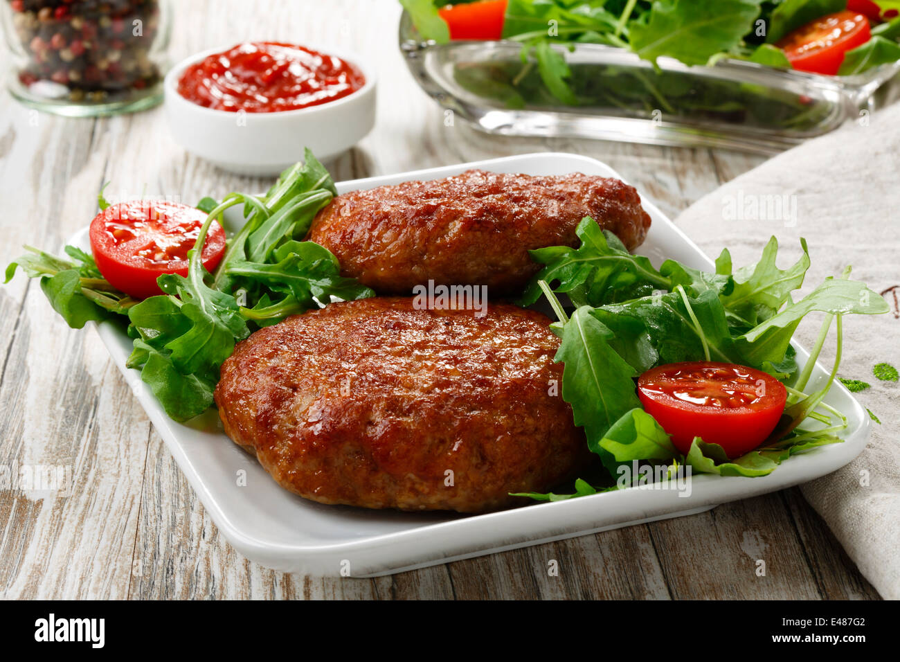 cutlet minced meat Stock Photo - Alamy