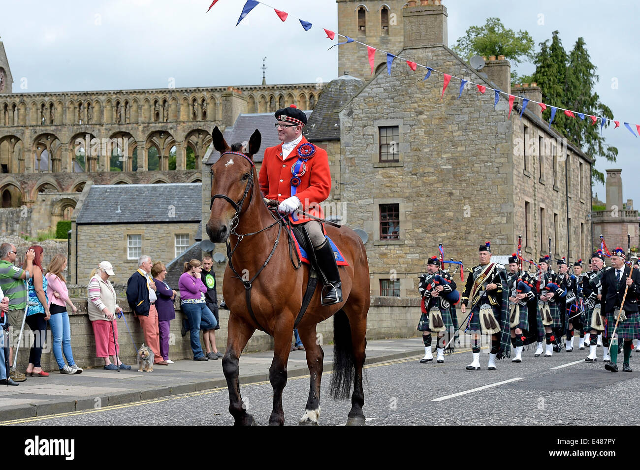Jedburgh, UK. 05 July 2014 Jethart Callant's Festival 2014 - Redeswire ...