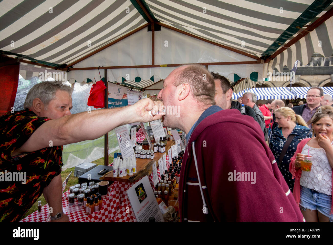 Seaton Delaval, Northumberland, UK. July 5th 2014. Christopher Buchan ...