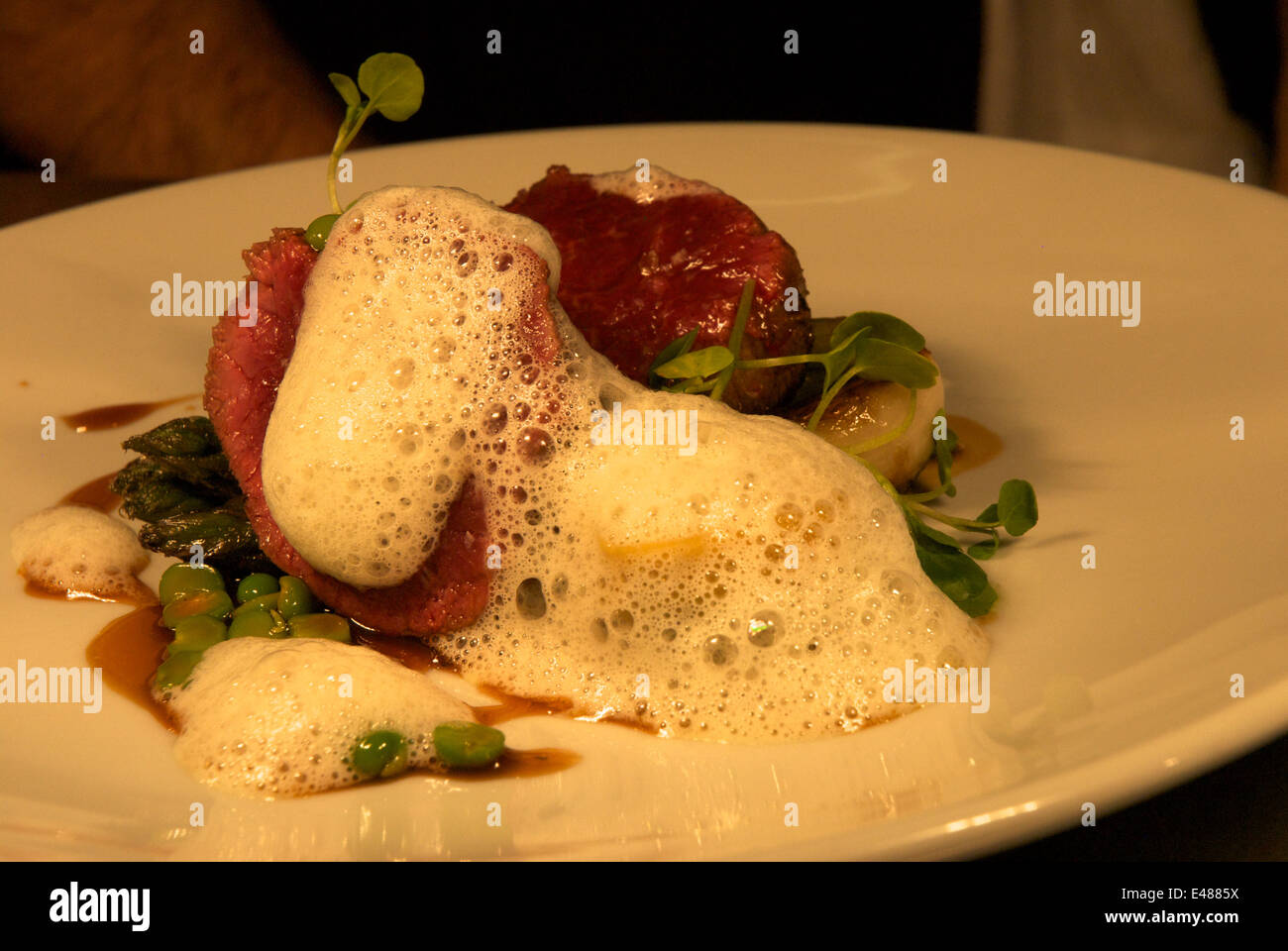 Fine dining restaurant food preparation Devon UK. Set of approx 30 ...