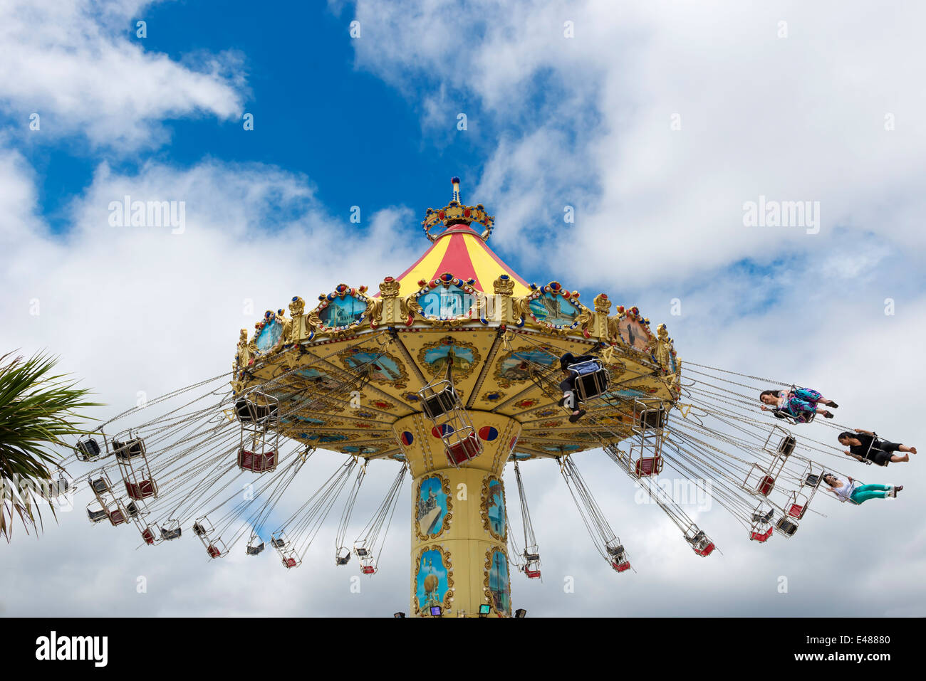 Fairground Ride Chair Planes People High Resolution Stock Photography ...