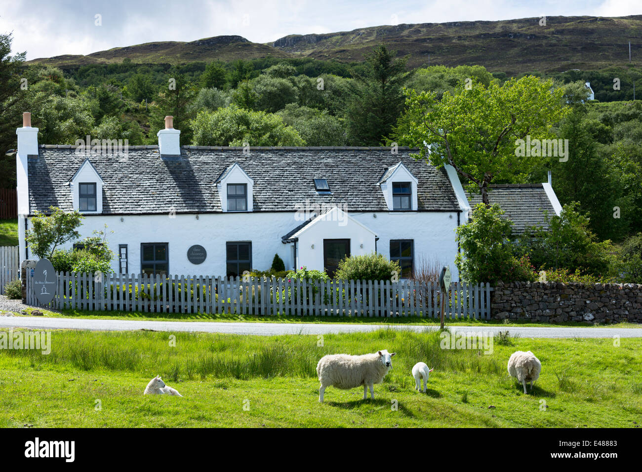 The world renowned gastronomic five star restaurant The Three Chimneys ...