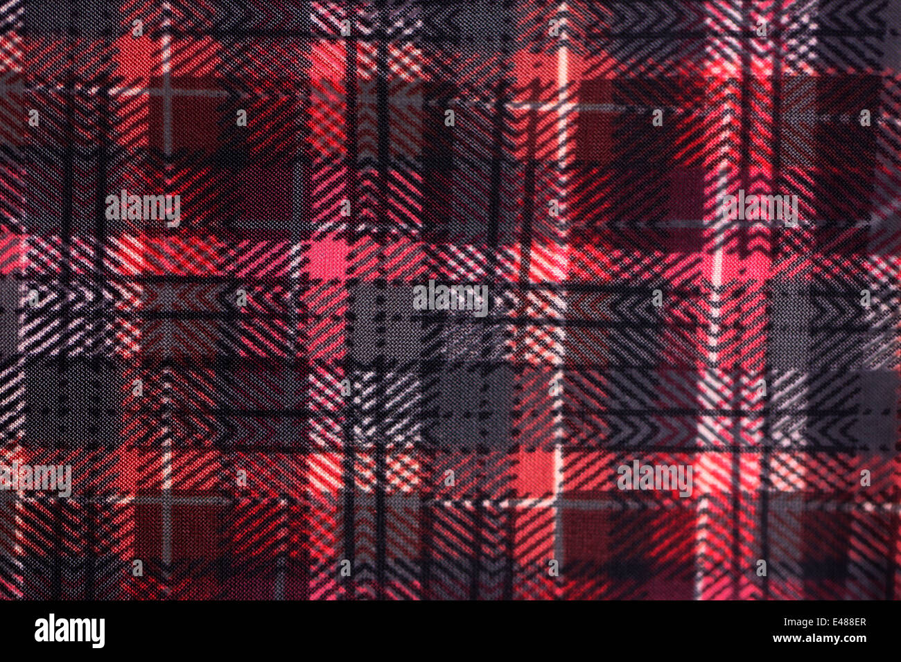Pattern of red and black cloth in alternating for the background Stock ...