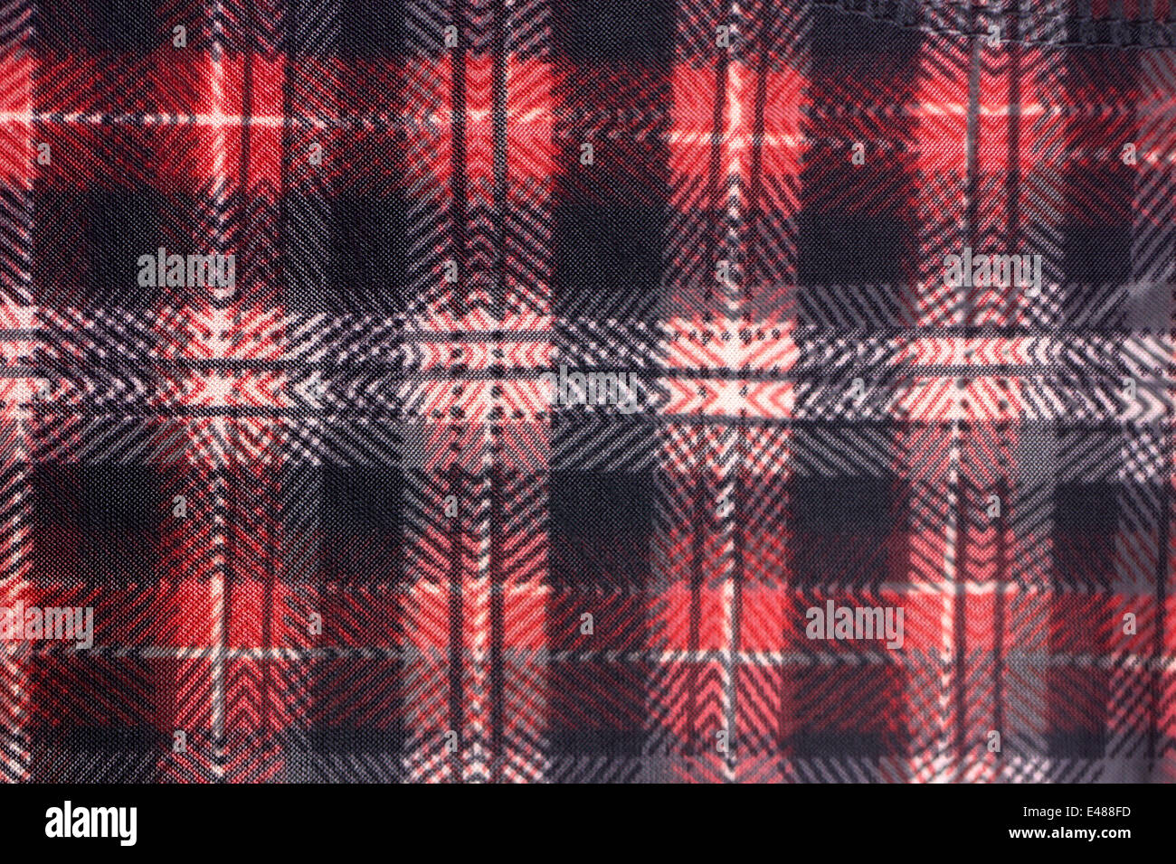 Pattern of red and black cloth in alternating for the background Stock ...