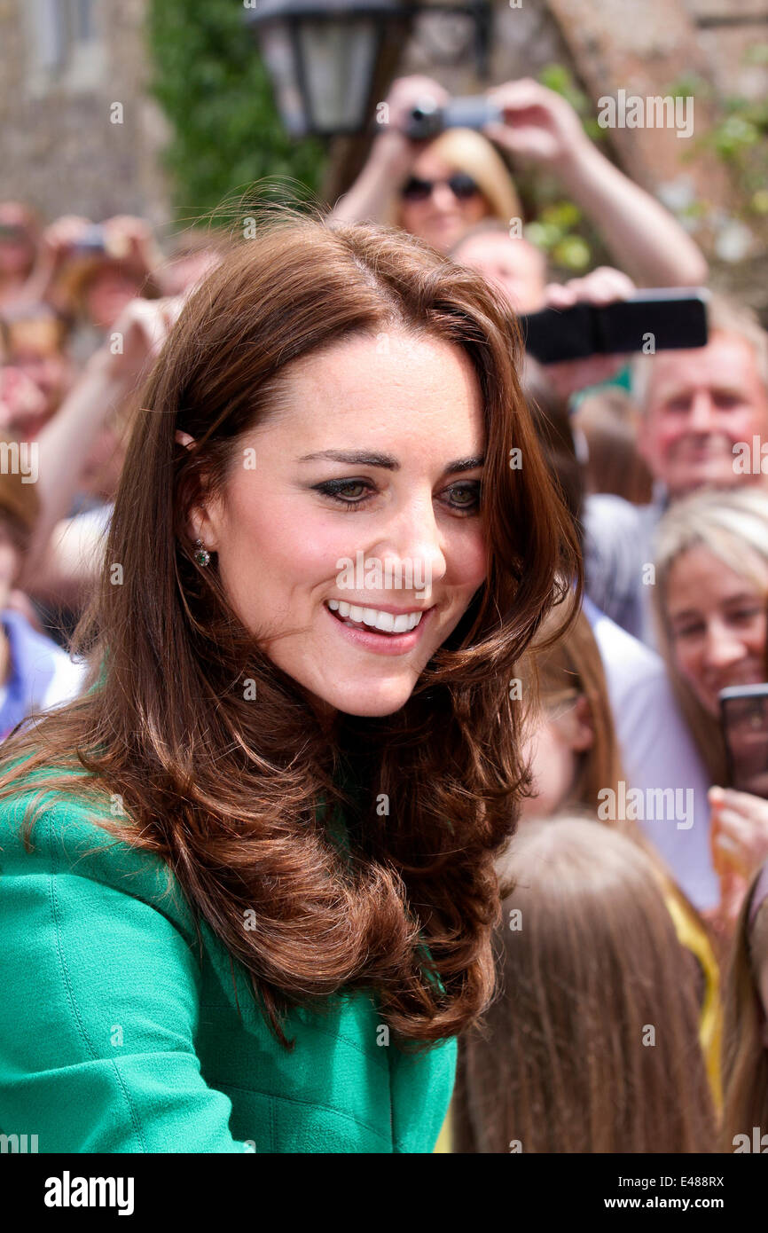 Catherine, Duchess of Cambridge GCVO, a member of the British royal ...