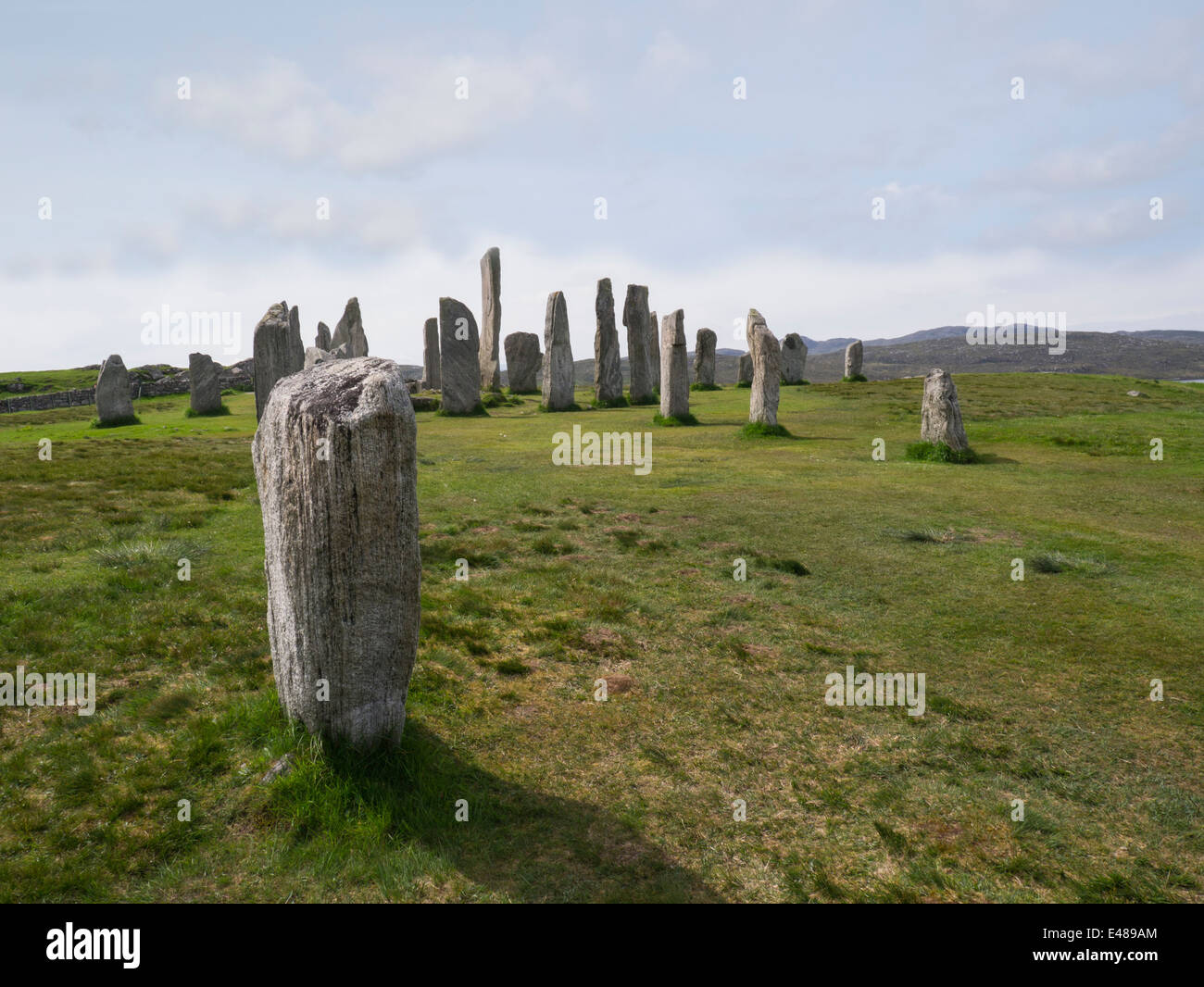 Callanish standing stones circle, Clachan Chalanais, Tursachan ...