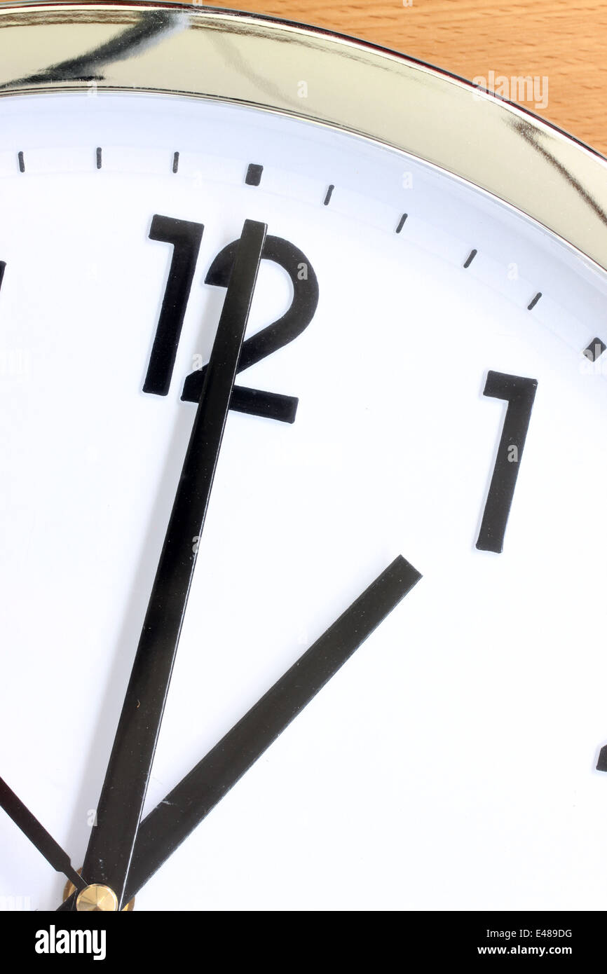 Partial view of the clock for concept background Stock Photo - Alamy