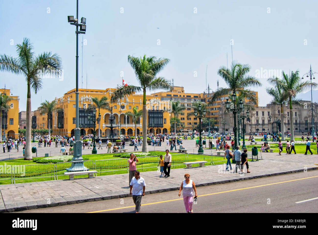 Lima main square hi-res stock photography and images - Alamy
