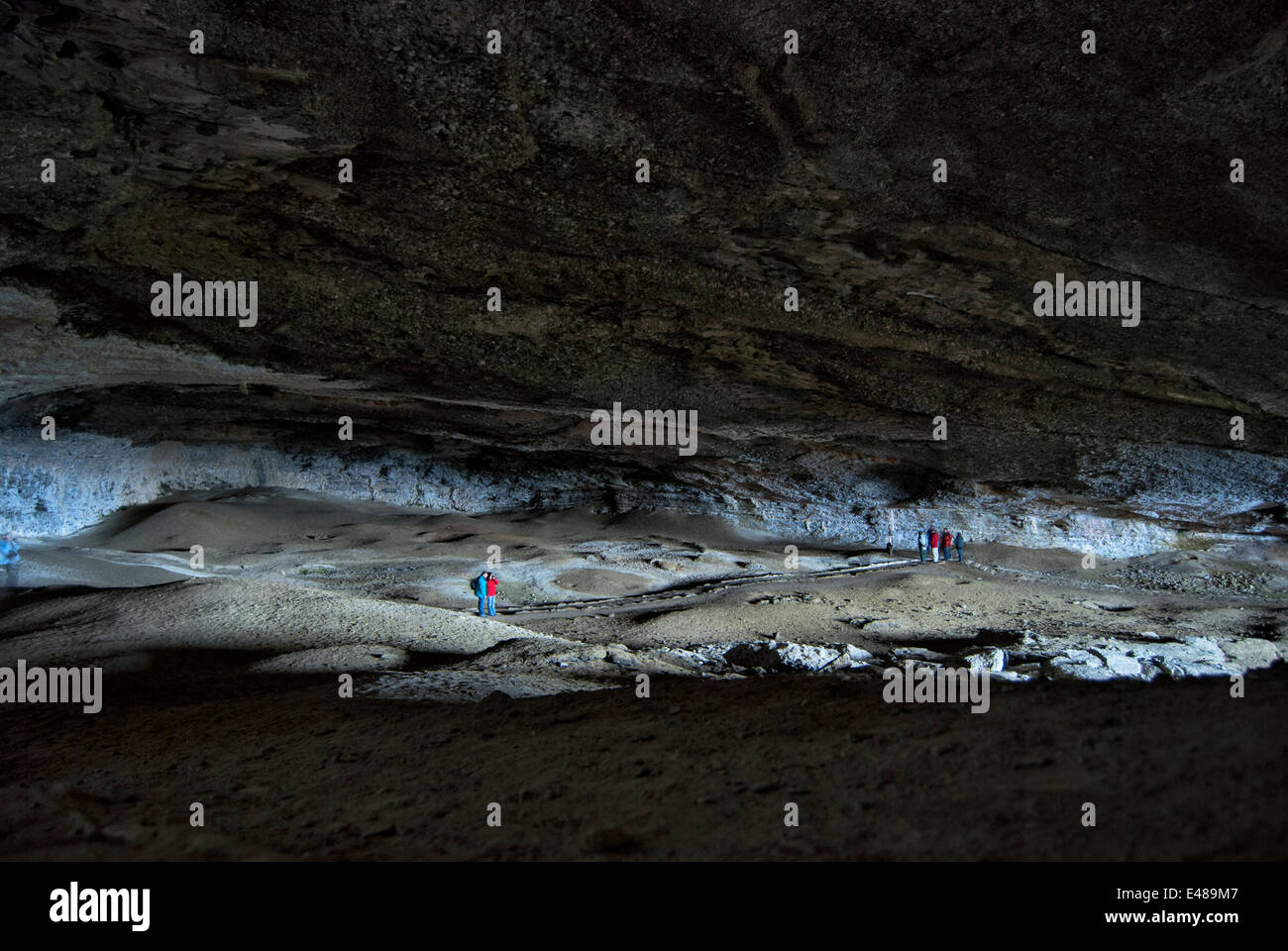 Cueva del Milodon, Torres del Paine National Park, Chile Stock Photo ...