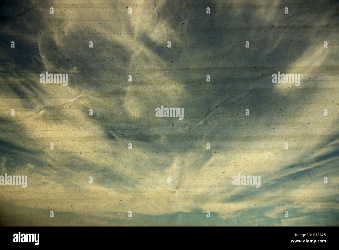 textured paper box of clouds on blue sky for vintage background Stock ...