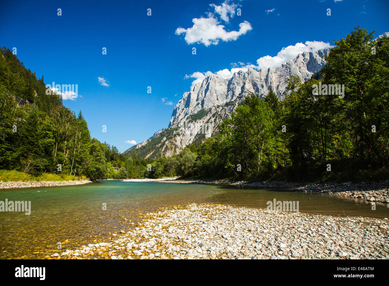 The Kaprun reservoir in the high Alp mountains in Austria Stock Photo ...