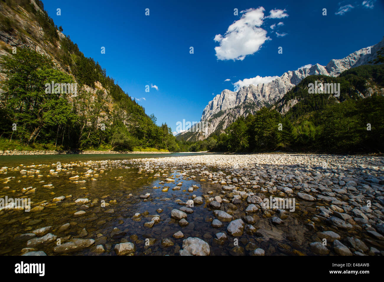 The Kaprun reservoir in the high Alp mountains in Austria Stock Photo ...
