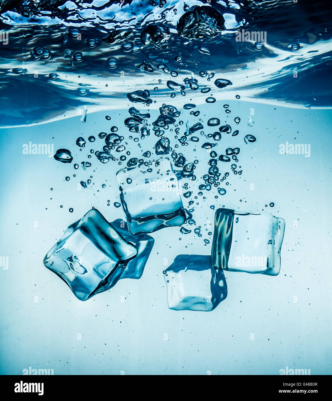 Sinking Ice Cube Experiment