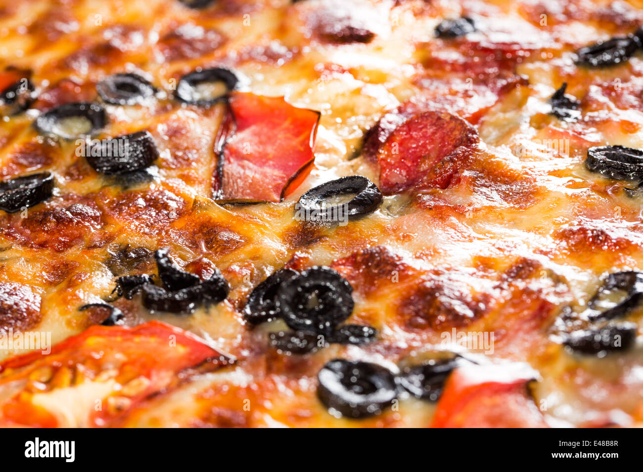 Appetizing background pizza closeup filling the frame Stock Photo - Alamy