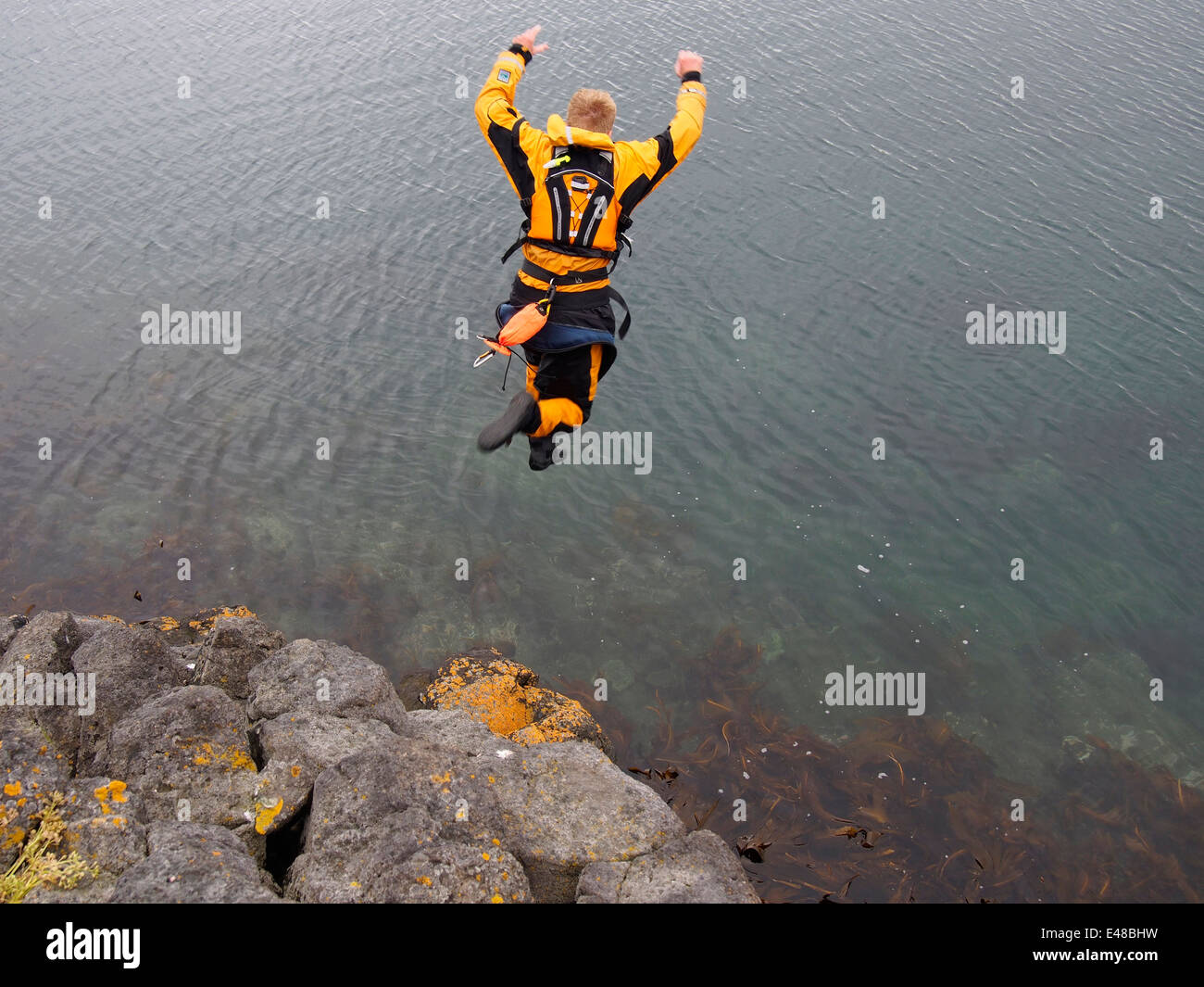 Cliff jumping hi-res stock photography and images - Alamy