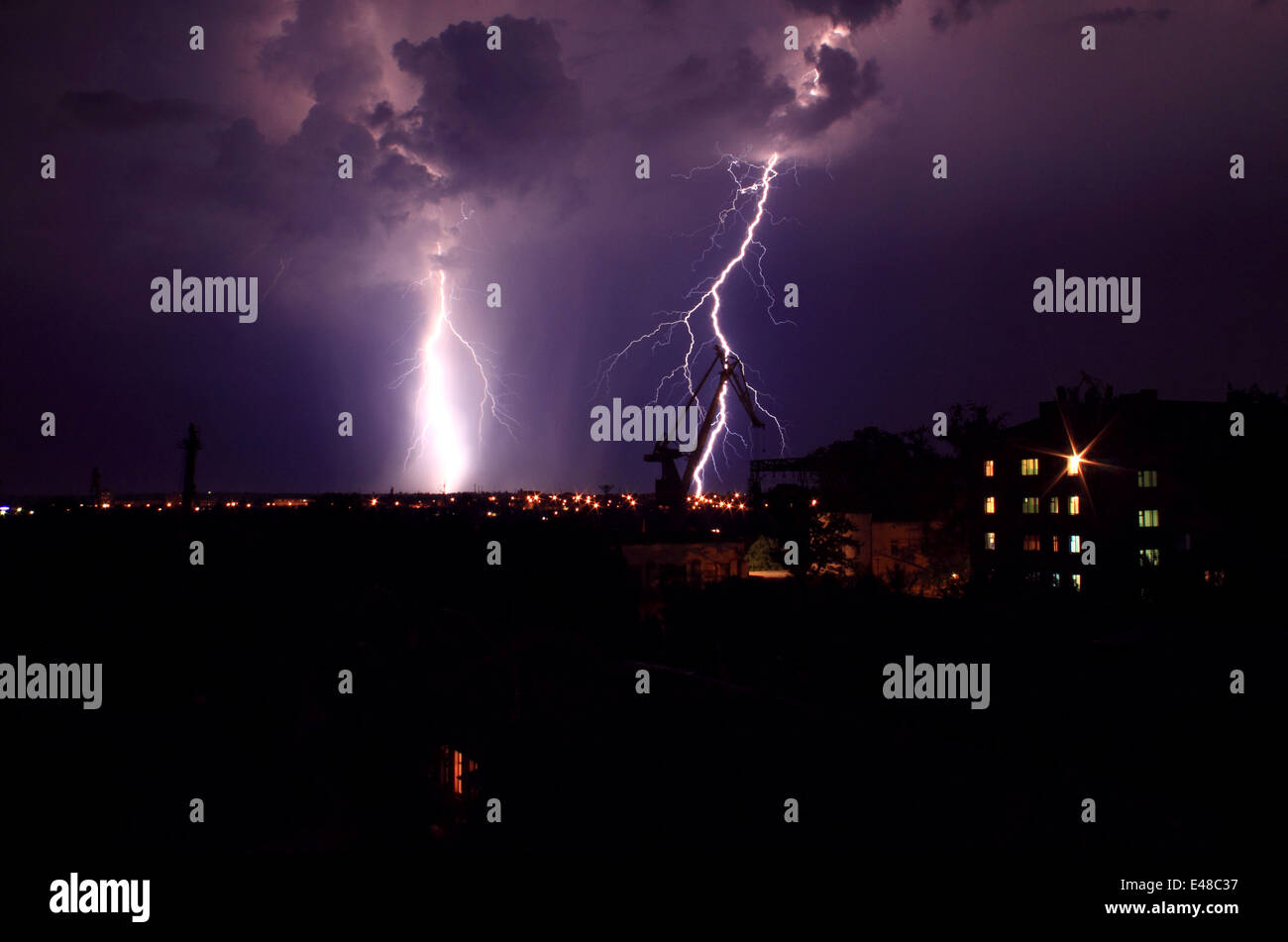 House lightning hi-res stock photography and images - Alamy