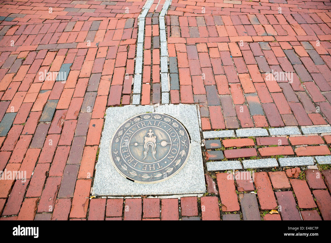 The freedom trail in Boston, USA Stock Photo - Alamy