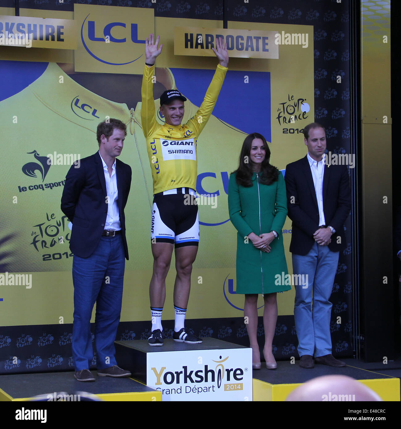 Ripon, UK. 05th July, 2014. Le Grand Depart. Tour De France. The Duke ...