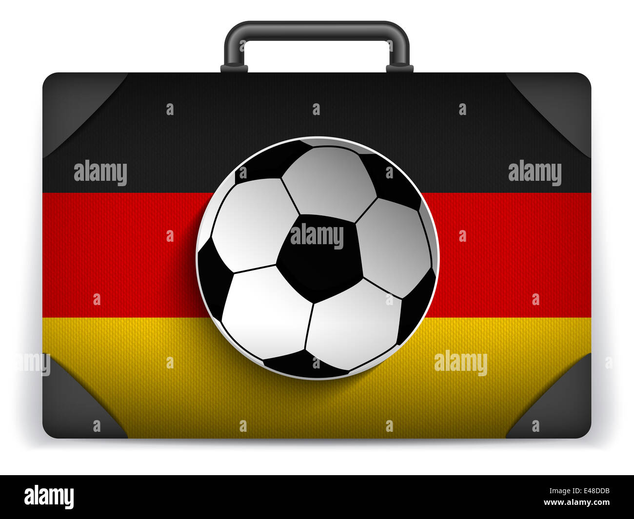 Vector - Germany Travel Luggage with Flag for Vacation Stock Photo - Alamy
