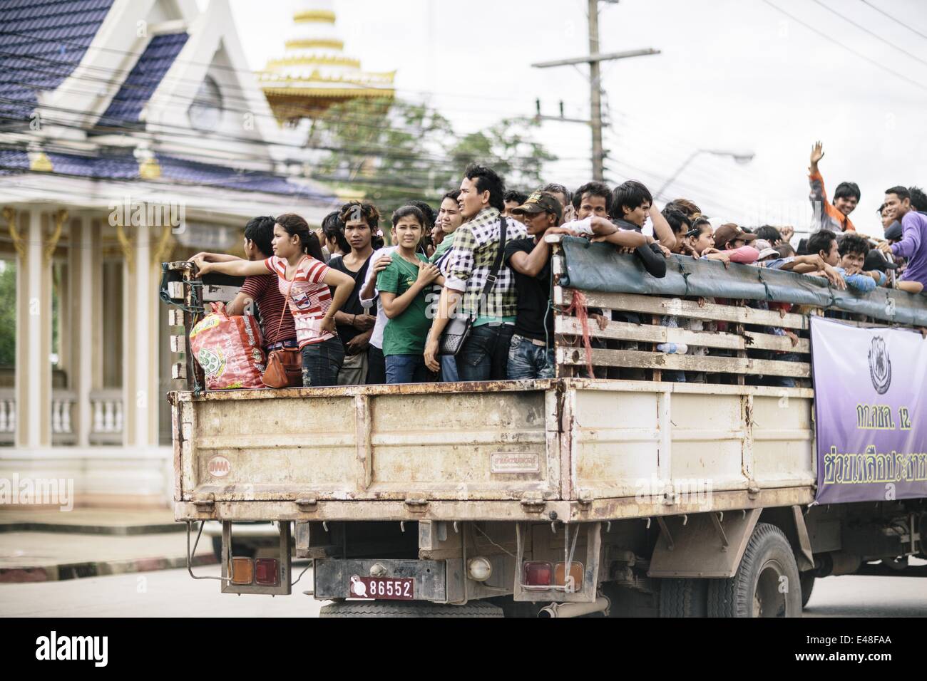 June 16, 2014 - Aranyaprathet/Poipet, Sa Kaeo Province, Thailand ...