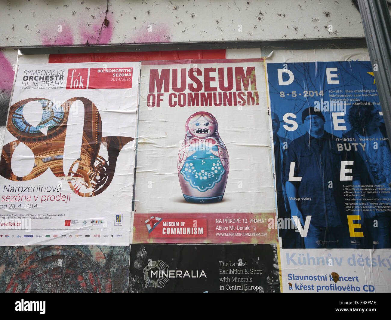 Prague museum of communism hi-res stock photography and images - Alamy